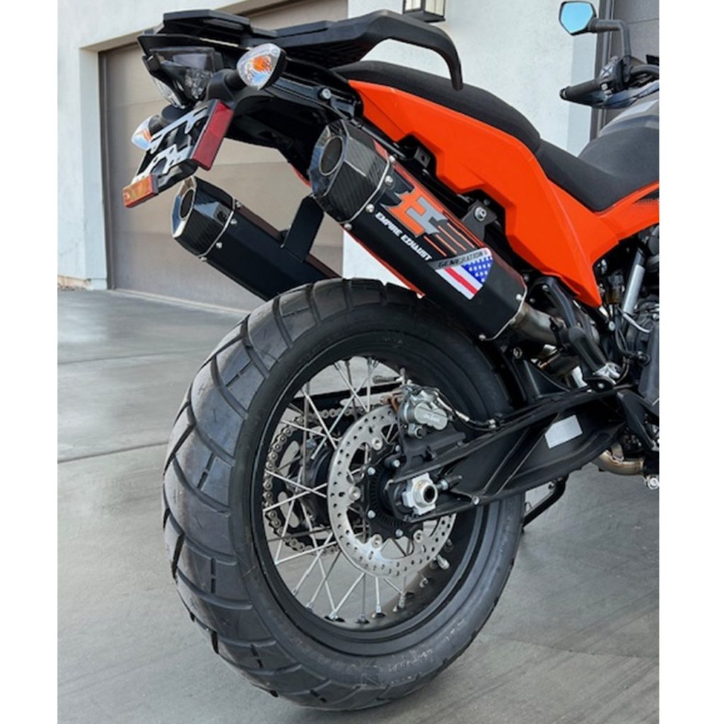 Empire Industries KTM ADVENTURE 790 / 890 Dual Slip On Exhaust With ...